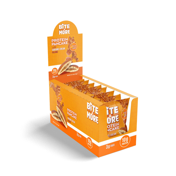 Caramel Cream Protein Pancake Box (12 Units) – Better Bites